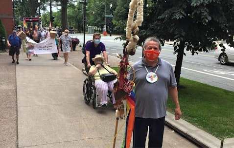 Eagle Head Staff — Wabanaki Two-Spirit Alliance